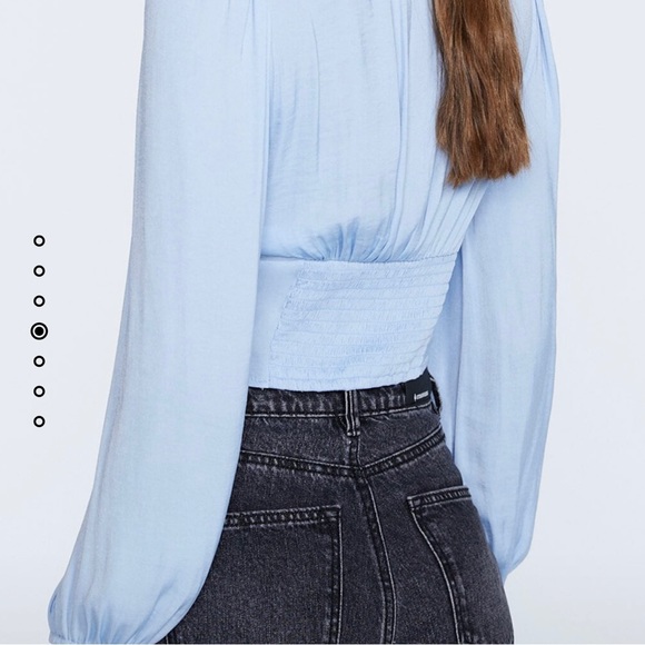 stradivarius | Tops | Nwt Blue Top By Stradivarius | Poshmark